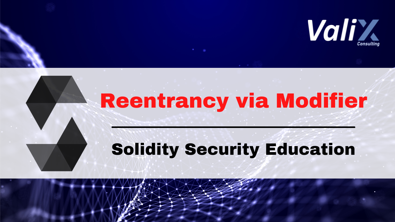Solidity Smart Contract Security By Example #03: Reentrancy via ...